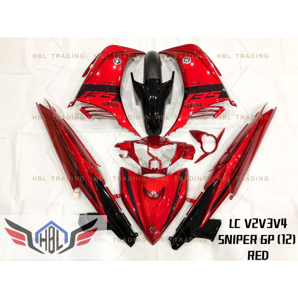YAMAHA 135LC V2 V3 V4 Four King Exciter Thai Sniper GP Body Cover Set ...