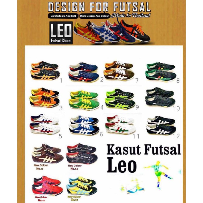 Leo F70 Futsal Shoes / Kasut Futsal Leo Sukan Leo / Authentic Leo ...