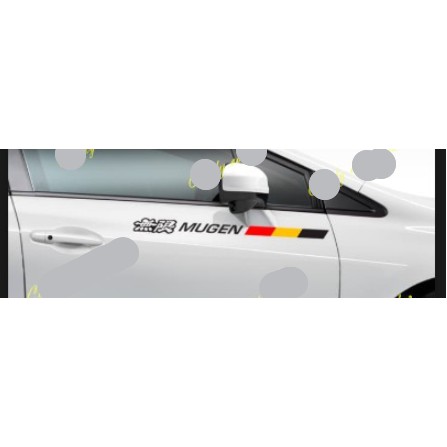 honda mugen side body sticker （1 set / Left & Right ） | Shopee Malaysia