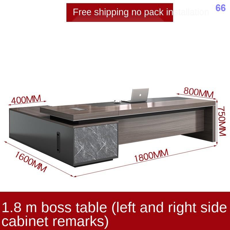 Boss desk simple modern president manager supervisor executive single ...