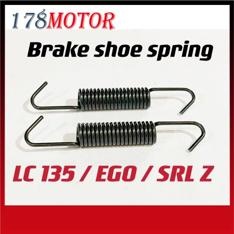 BRAKE SHOE SPRING YAMAHA ORIGINAL LC135 / LC 135 / EGO / SRL Z [ 2 PCS ...