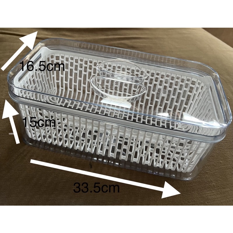 Transparent refrigerator organizer storage box bekas lutsinar untuk ...