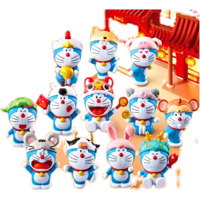 KFC Doraemon Zodiac Ornament New Year Special Edition Toy Blind Box ...