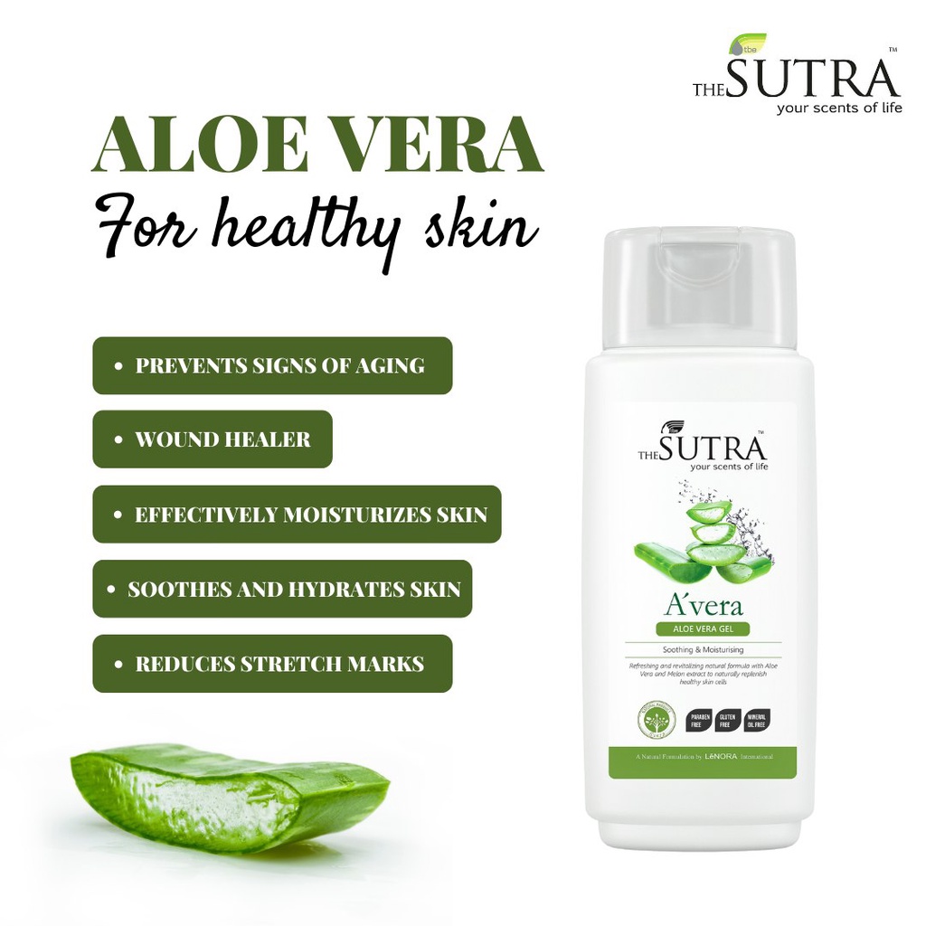 👍 Avera Gel Sutra | Soothing & Moisturising Aloe Vera 250ml (Natural ...