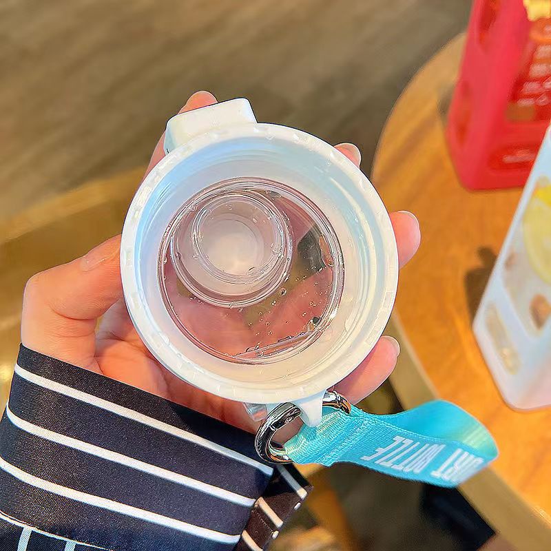 Free Rope 700ML Botol Air Viral Large Capacity Water Bottle Portable ...
