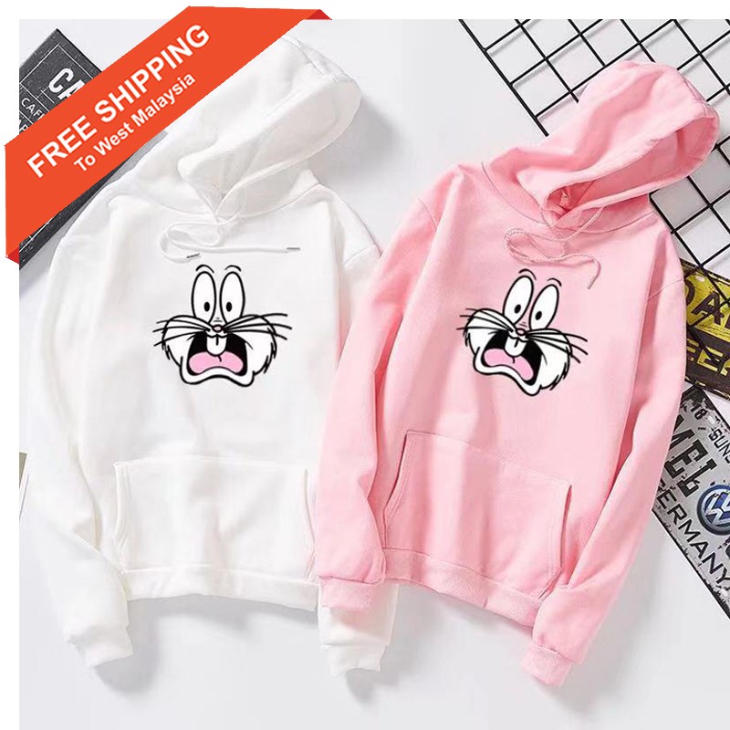 【Buy 1 Get 1 FREE】New Arrival Couple Matching Hoodies Cute Bunny ...