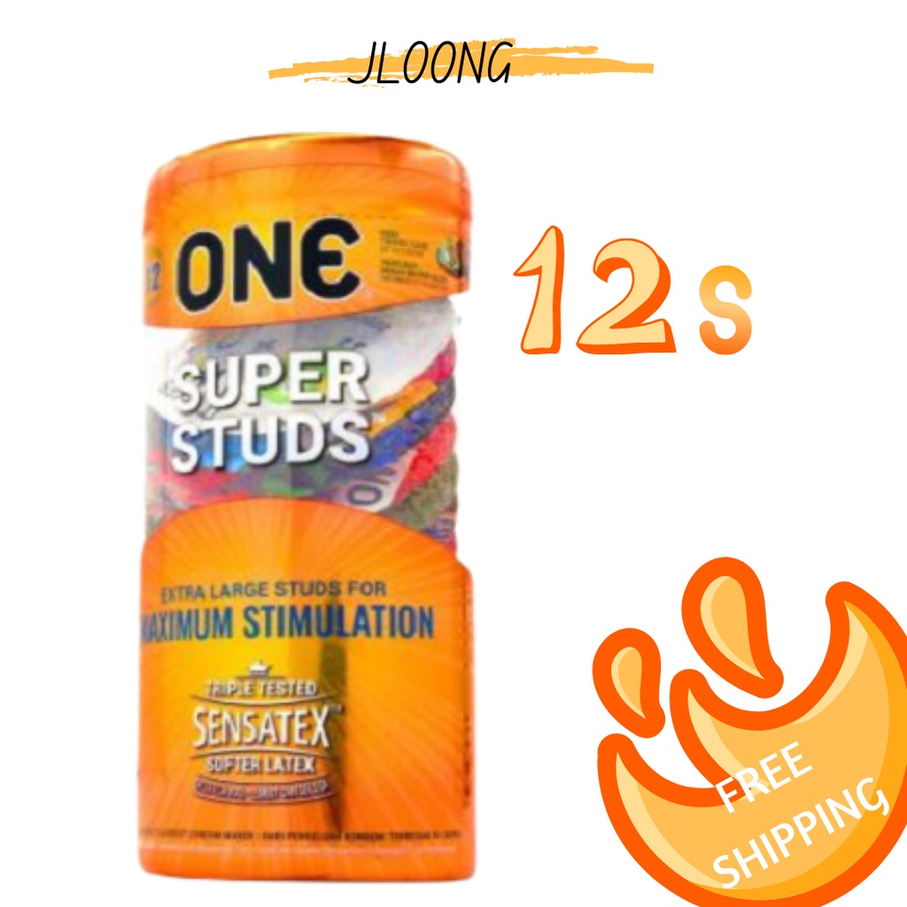 ONE Condoms Super Studs 12pcs Kondom 安全套 避孕套 | Shopee Malaysia