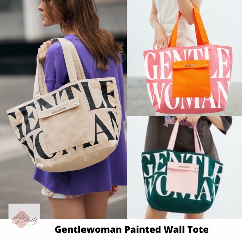 Gentlewoman Painted Wall Tote Bag | Shopee Malaysia