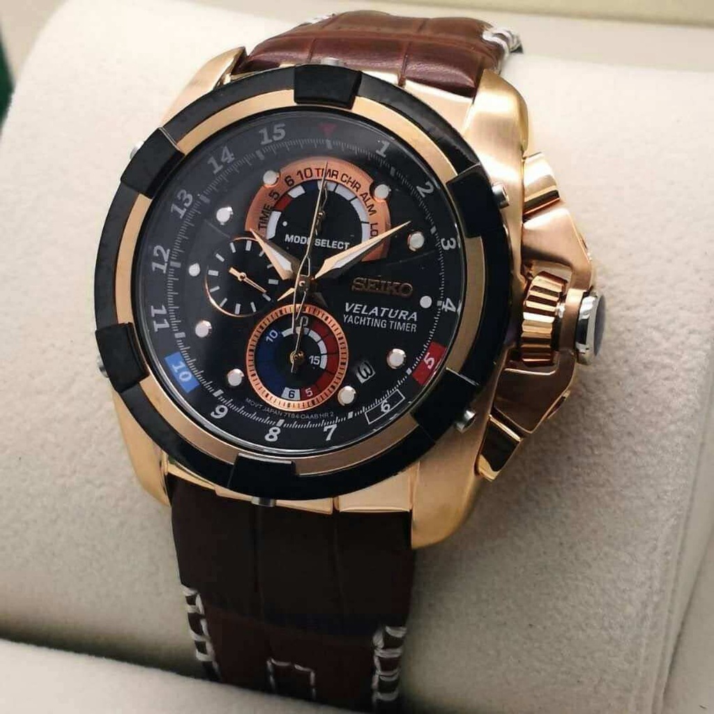 Seiko_Velatura Battery For Men Night Glow In Side All Working Watch ...