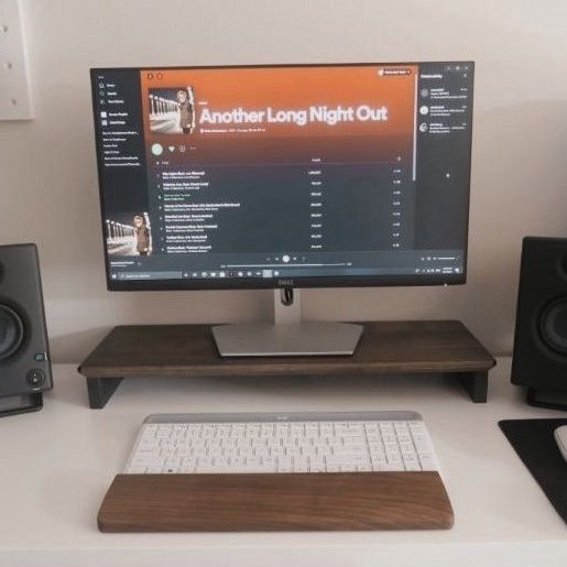 Custom Size & Design wooden monitor riser | Shopee Malaysia