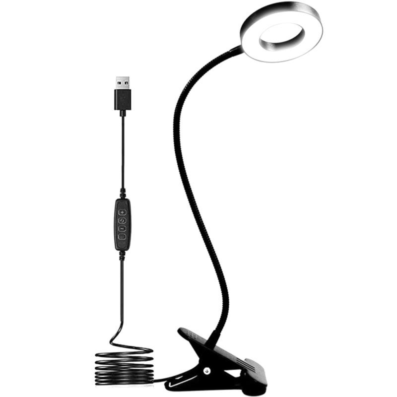 Clip On Light,LED Table Lamp,Clamp Table Lamp,Clamp Desk Light USB Clip ...