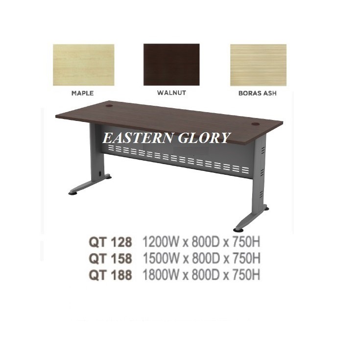 Q Series Standard Office Table QT Series QT128 QT158 QT188 | Shopee ...