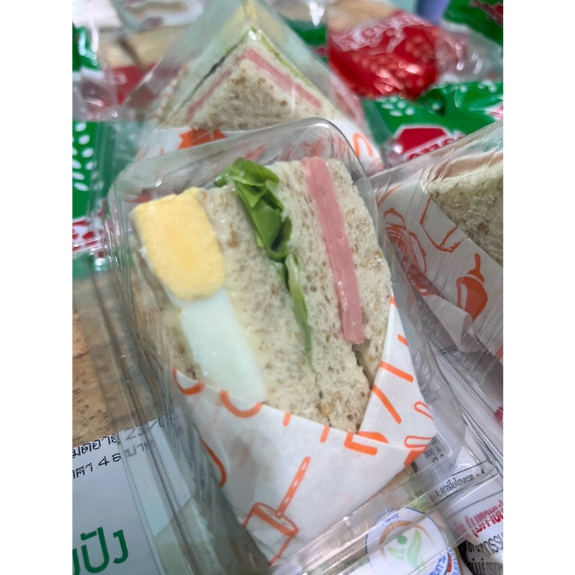 (Locking Cover) Clear Box Small Sandwich PET 50 Pcs/Pack Lockable Lid ...