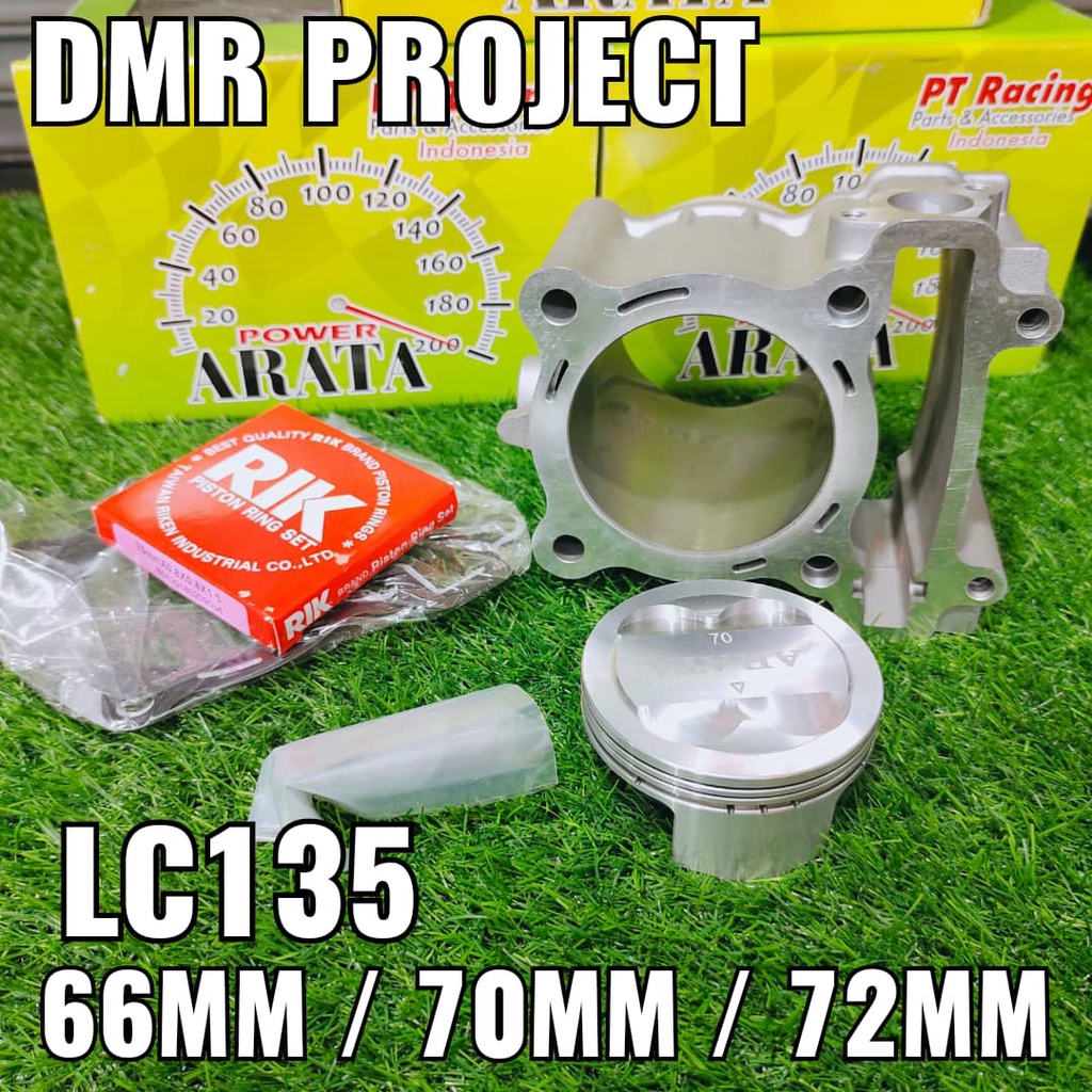 LC135 66MM/70MM/72MM (CLEAR STOCK) ARATA RACING BLOCK LC 135 CERAMIC ...