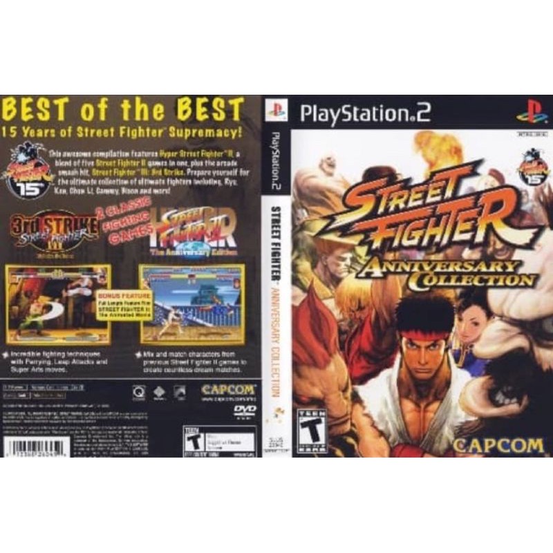 PS2 CD GAMES (Street Fighter Anniversary Collection) | Shopee Malaysia