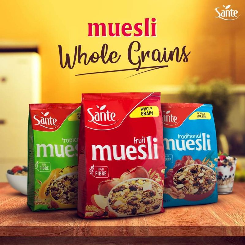Sante Muesli Fruit / Tropical / Traditional 350g exp8may24 | Shopee ...