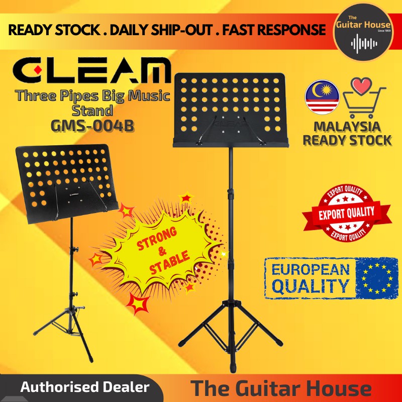 Gleam GMS-004B Three Pipes Big Music Stand/Conductor Stand/Menu Stand ...