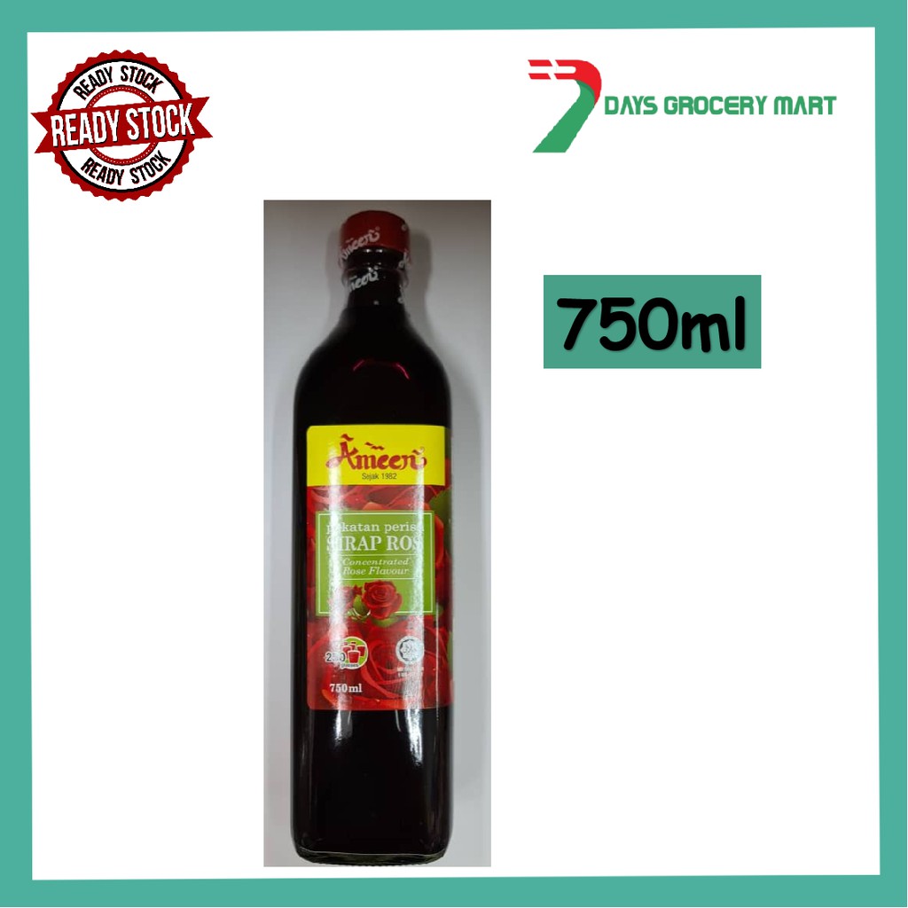 Ameen Sirap Ros / Syrup Rose Flavour 750ml | Shopee Malaysia