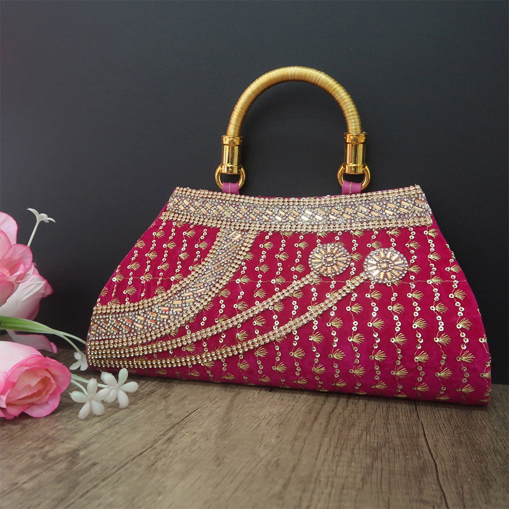 Updated New Handicraft Premium Luxury Stones Look Handbag for Women ...