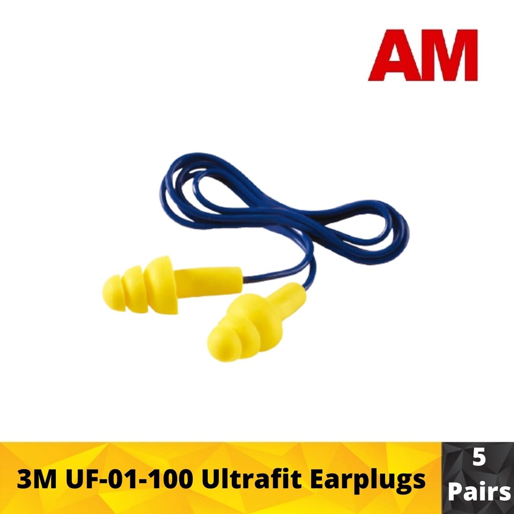 3M UF-01-100 Ultrafit Earplugs (5 Pairs) | Shopee Malaysia
