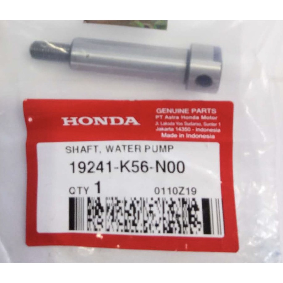 HONDA RS150 WATER PUMP IMPELLER SHAFT ORIGINAL (19241-K56-N00) | Shopee ...