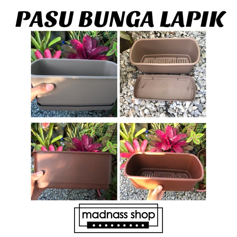 (READY STOCK)PASU BUNGA PLASTIK BERLAPIK MODEN UNTUK TANAMAN INDOOR ...
