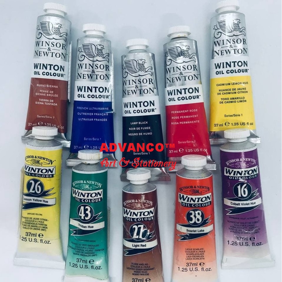 WINSOR & NEWTON WINTON OIL COLOUR 37ML (PART1) READY STOCK | Shopee ...