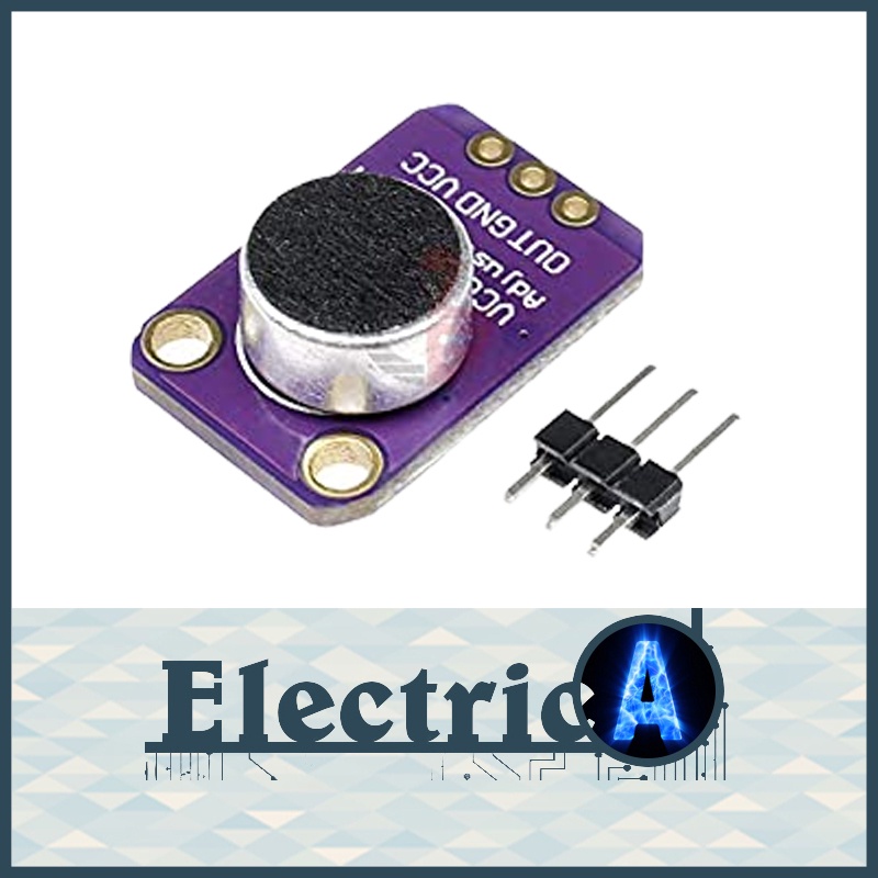 MAX4466 Microphone Amplifier Sound Sensor Module With Adjustable Gain ...