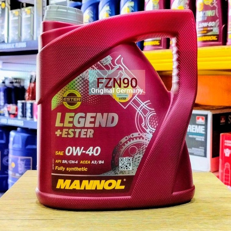 Mannol 7901 LEGEND+ESTER 0W-40 (4/5 Liter) | Shopee Malaysia