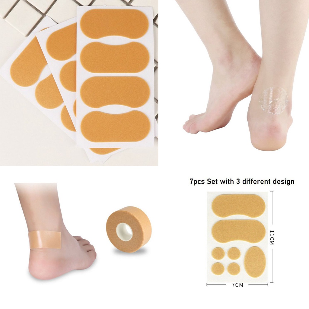 SuperFast2u-Must Have -1/4/7 PCS & 1 Roll [4.5] Blister Plaster Heel ...
