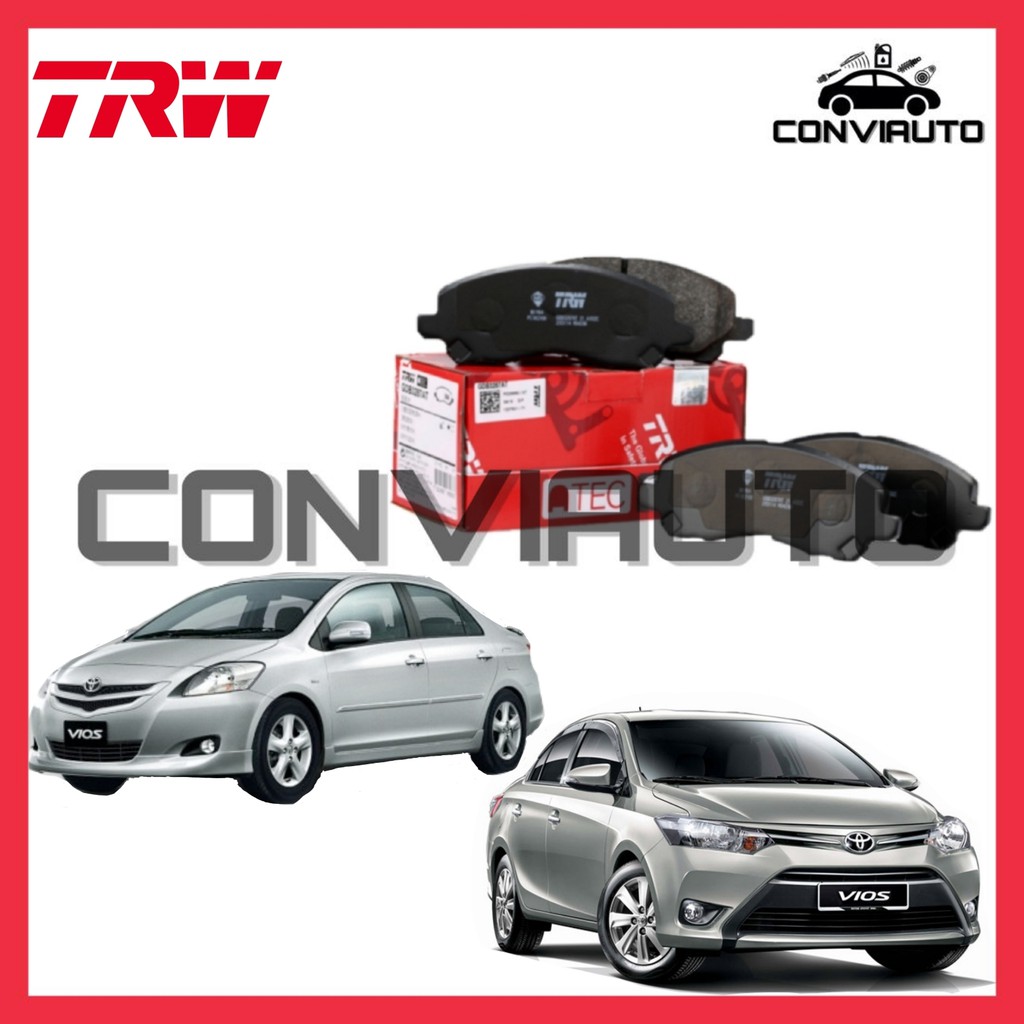 TOYOTA VIOS NCP93 G/S SPEC 08-12' FRONT TRW BRAKE PAD (GDB7728) | Shopee Malaysia