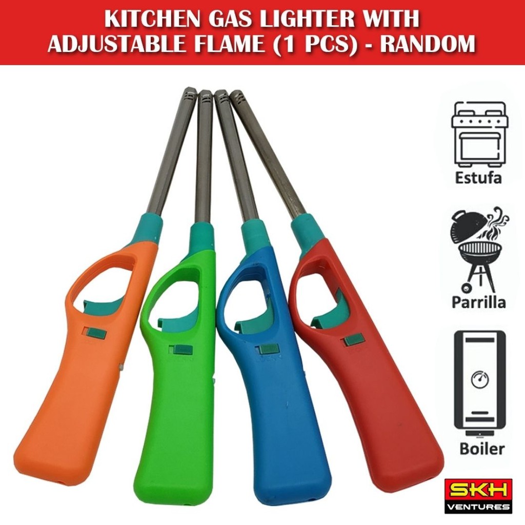 Kitchen Gas Lighter/ Pemetik Api Dapur - Adjustable Flame/Refillable ...