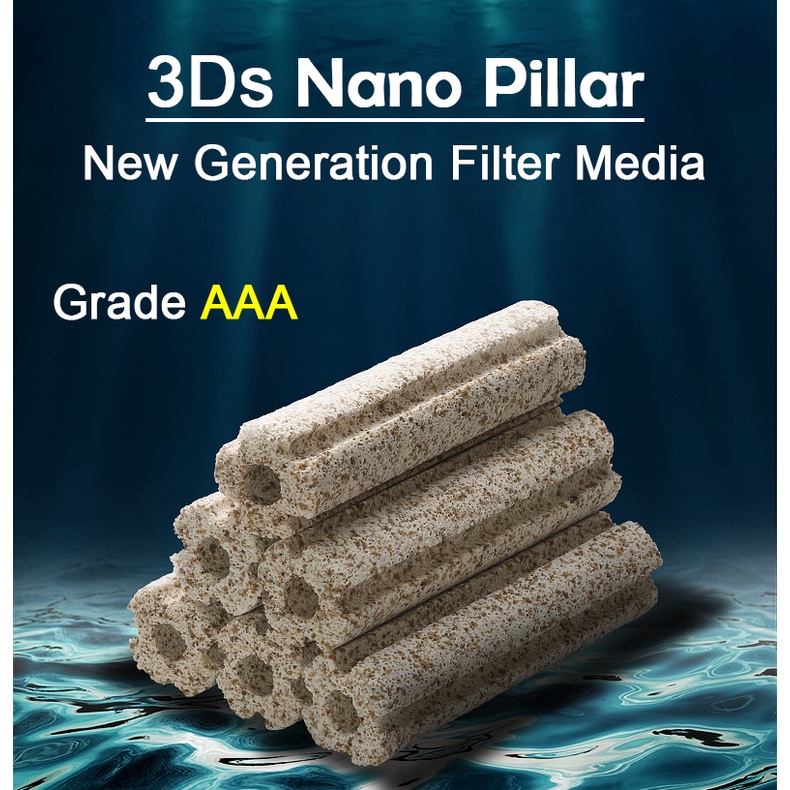 Mbio 3Ds Nano Pillar Filter Media Aquarium15.5cm X 3.5cm 1pcs [Ready ...
