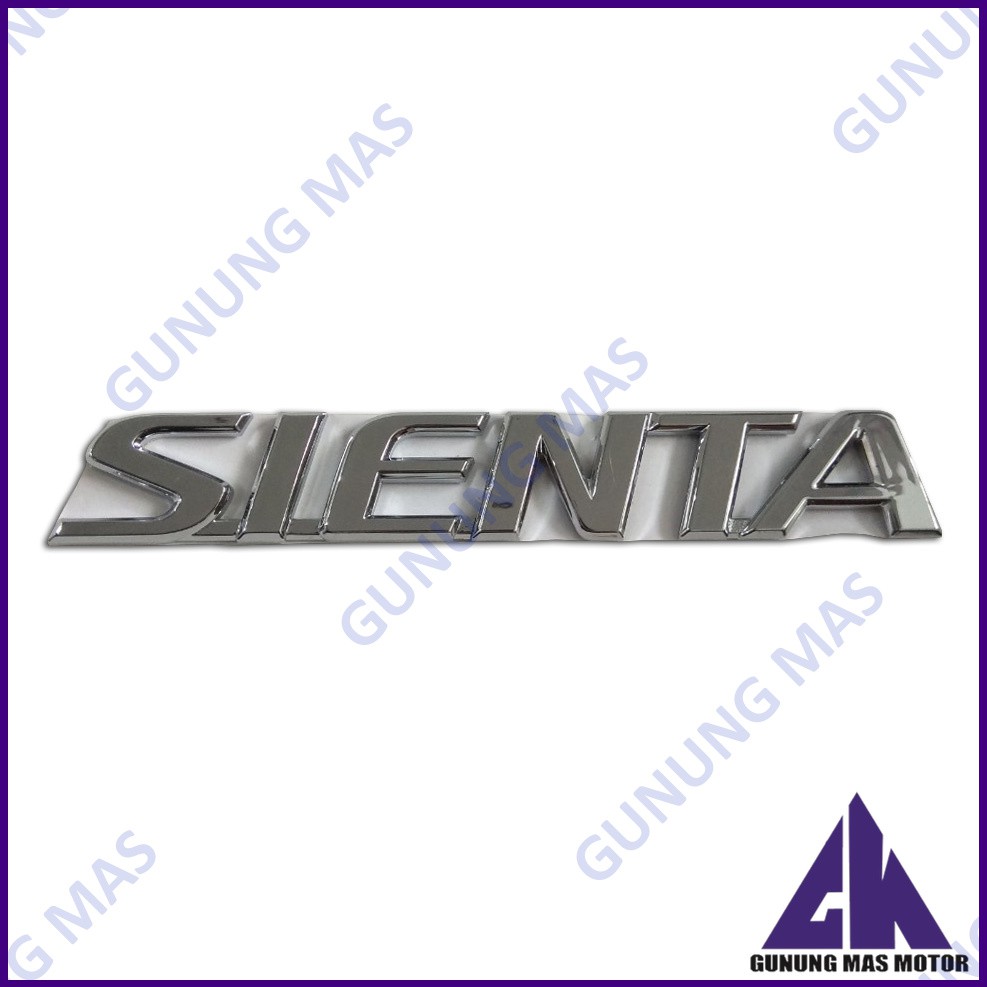 Sienta Logo Emblem for Toyota Sienta Stick-On Letters | Shopee Malaysia