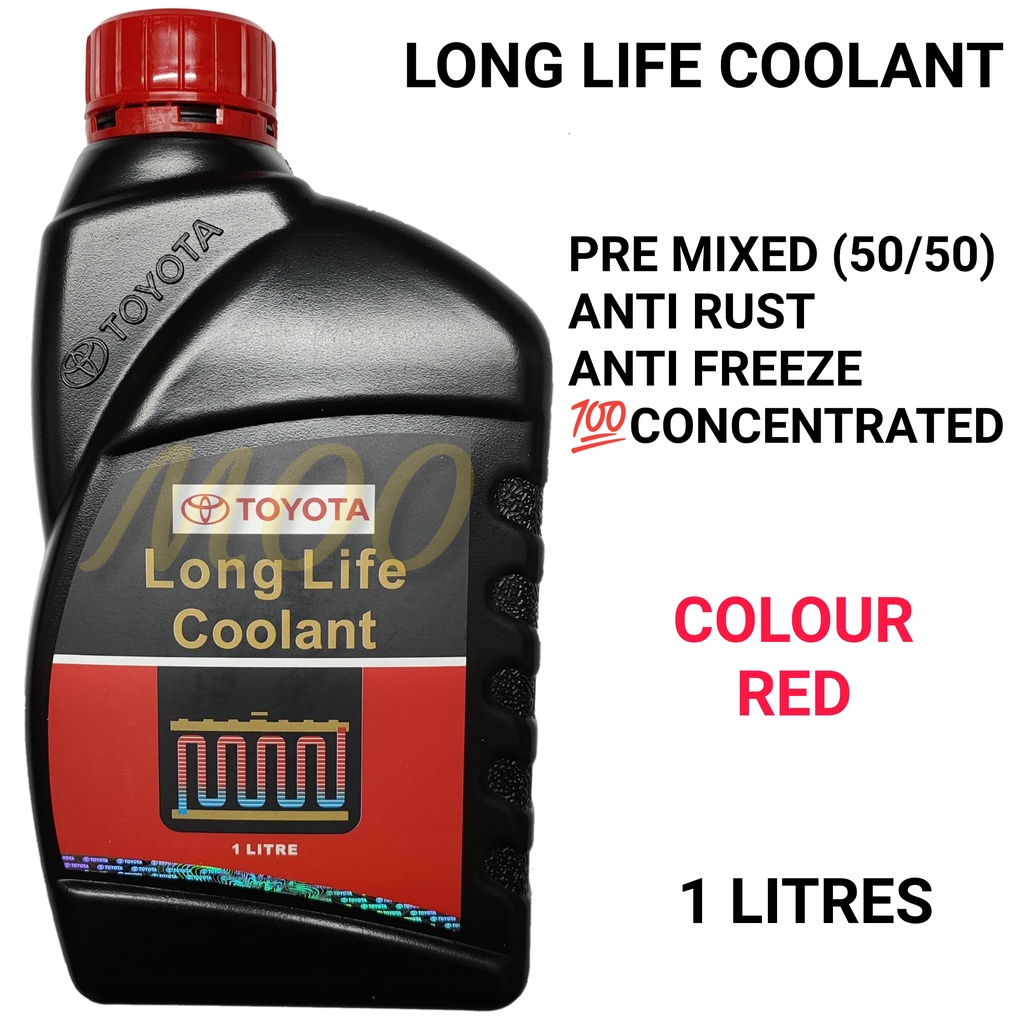 ORIGINAL TOYOTA LONG LIFE COOLANT 1 LITRES RED | Shopee Malaysia