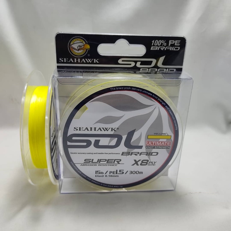 SEAHAWK SOL X8 FLUO YELLOW (300M) | Shopee Malaysia