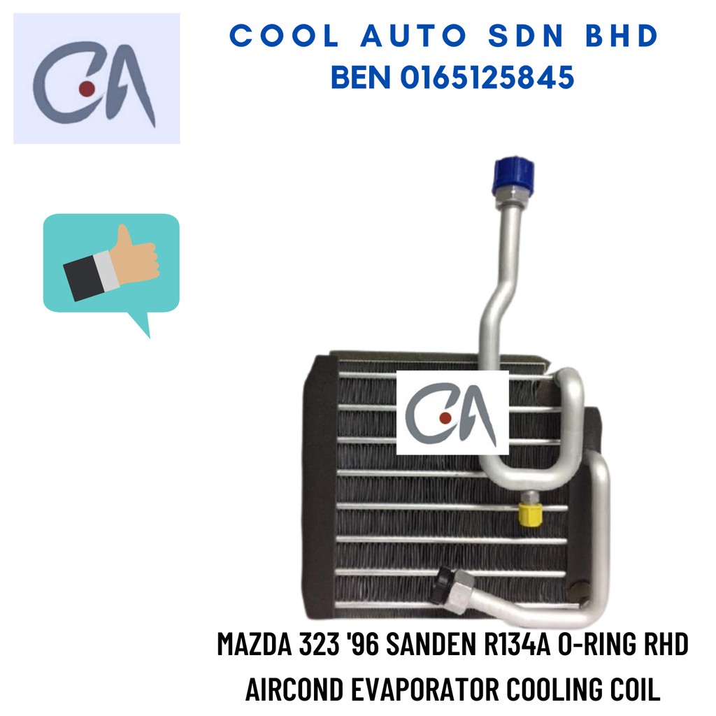 🔥READY STOCK 🔥MAZDA 323 '96 SANDEN R134A O-RING RHD AIRCOND EVAPORATOR ...