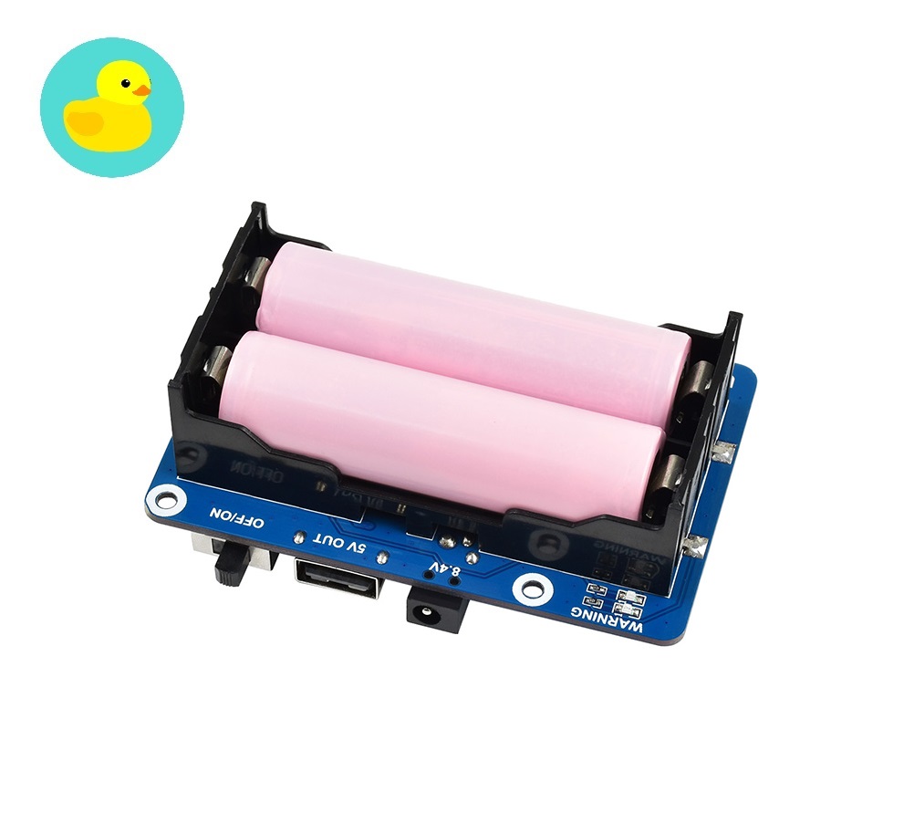 18650 Lithium Battery Power Supply UPS HAT For Raspberry Pi 3B+ / 4B ...
