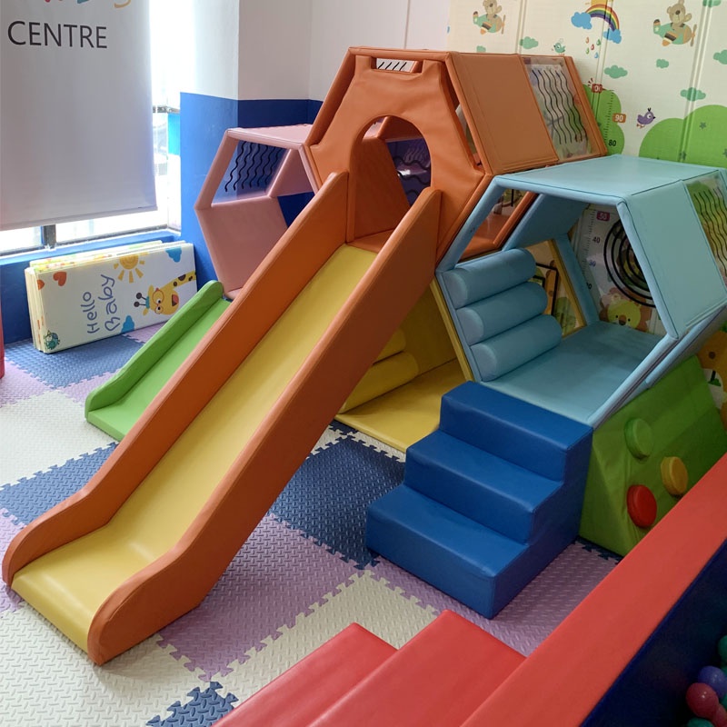 Honeycomb Environmental PU Software Wooden Frame And Sponge Bee Play ...