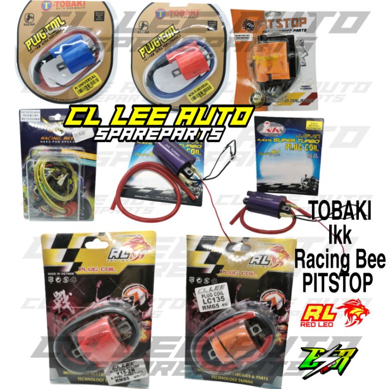 RED LEO ESR IKK TOBAKI RACING BEE PITSTOP RACING PLUG COIL / IGNITION ...