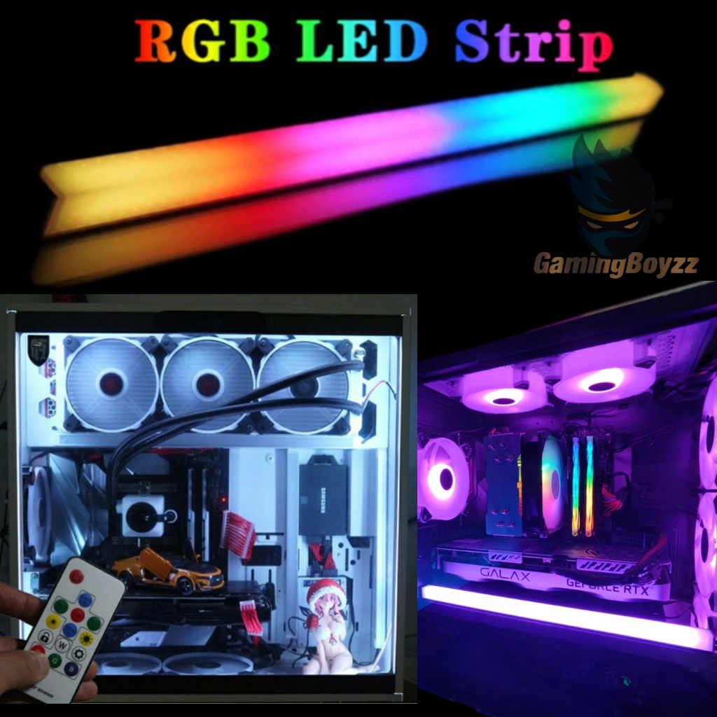 RGB Light Bar 144 LED Strip 5V 3Pin 30cm AURA SYNC ARGB Soft Light bar ...