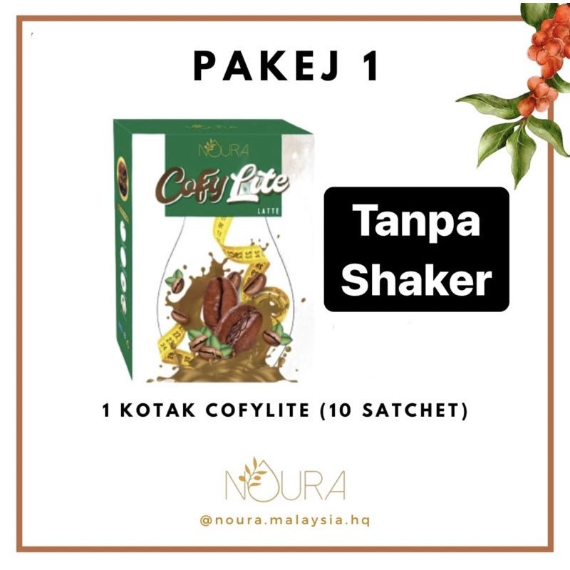 1 box Cofylite (TANPA SHAKER) Penurunan dijangka 3-5kg | Shopee Malaysia