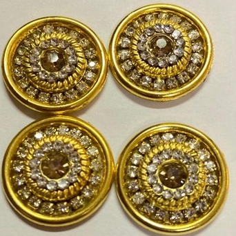 Round stone patches & 4 piece per packet | Shopee Malaysia