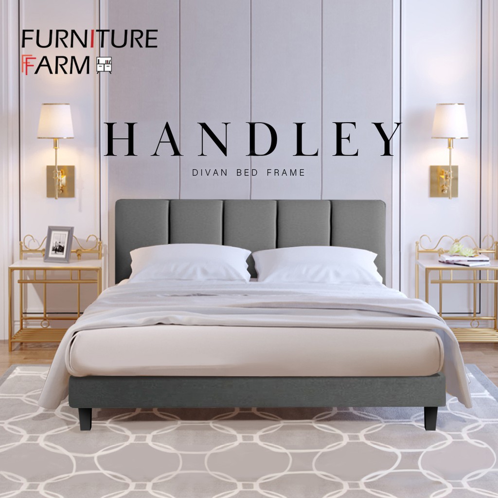 [READY STOCK] F&F: Swiss-Foundation Divan Solid Divan Bed Frame / Bed ...