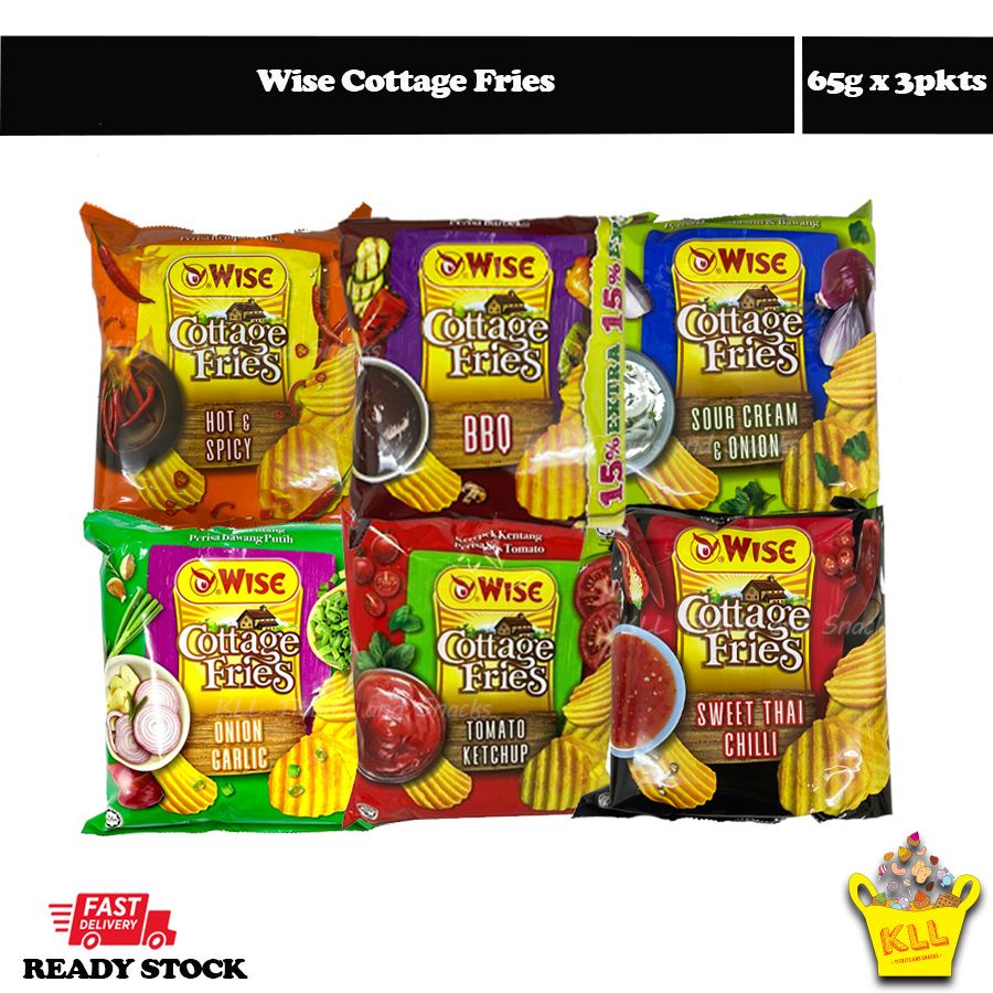 Wise Cottage Fries 3pkts x 60g | Shopee Malaysia
