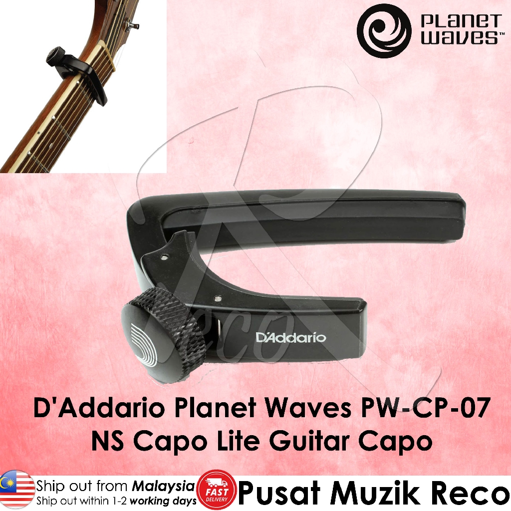 D'Addario Planet Waves PW-CP-07 NS Capo Lite Guitar Capo Gitar Akustik ...