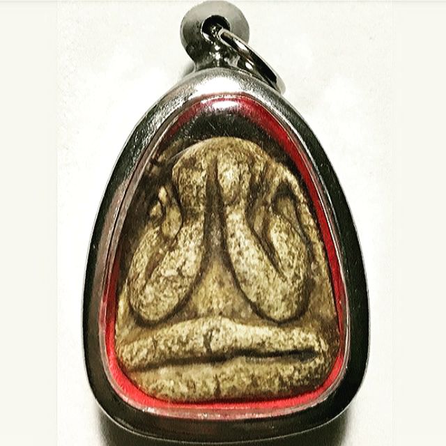 PHRA PIDTA LP KAEW RARE OLD THAI BUDDHA AMULET PENDANT MAGIC ANCIENT ...