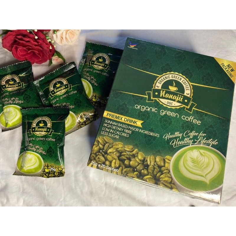 💯 ORIGINAL ‼️‼️ Nanaji Green Coffee (NGC) 💚💚 KOPI SIHAT🔥🔥 | Shopee Malaysia