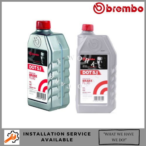 𝑹𝑬𝑨𝑫𝒀 𝑺𝑻𝑶𝑪𝑲 [ORIGINAL]BREMBO PREMIUM BRAKE FLUID - DOT5.1 Genuine ITALY ...