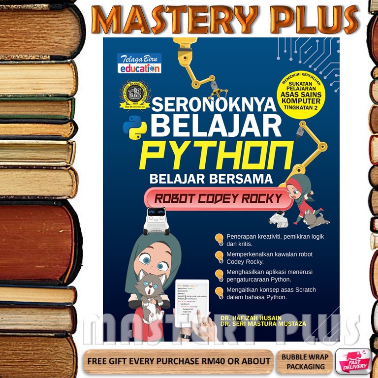 SERONOKNYA BELAJAR PYTHON TINGKATAN 2 / 3 -ROBOT CODEY ROCKY Asas Sains ...